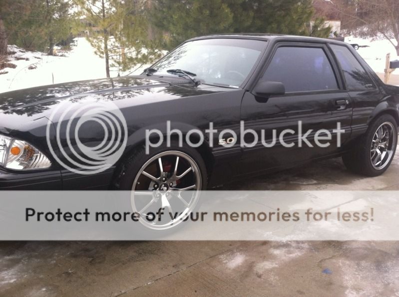 WTT trade 18x9 and 18x10 black chrome fr500's with sn95 rear end - Ford ...