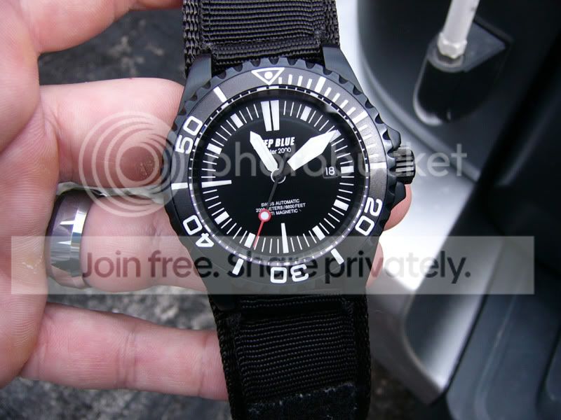SOLD... Deep Blue PVD Master 2000 w/ Hands Modded | WatchUSeek Watch Forums