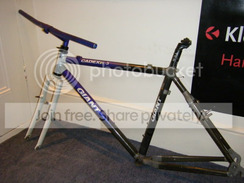 1991 Giant CADEX 3 Frame + Forks + Extras | Retrobike