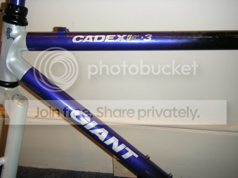 1991 Giant CADEX 3 Frame + Forks + Extras | Retrobike