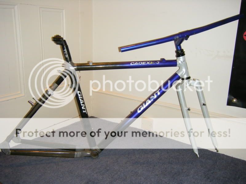 1991 Giant CADEX 3 Frame + Forks + Extras | Retrobike