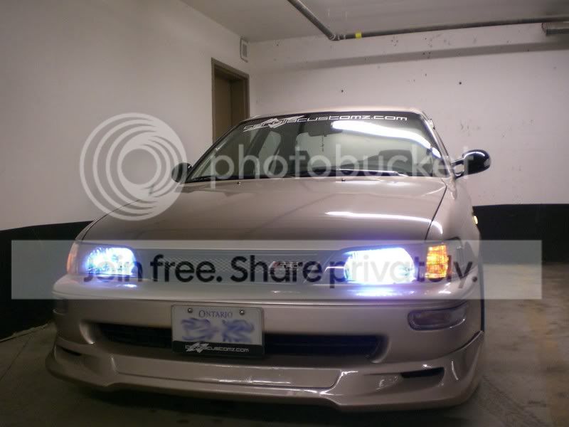 FS: 93-97 Corolla parts Front lip, JDM Blackhousing headlight, etc ...