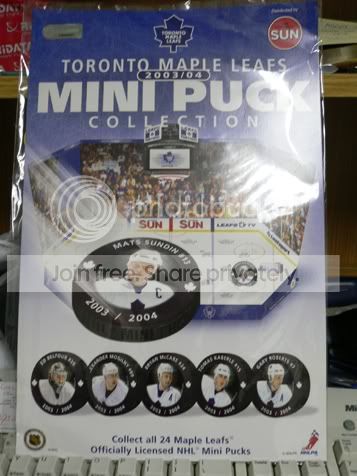 2003-2004 Toronto Maple Leafs Mini Puck Collection | Toyota Nation Forum