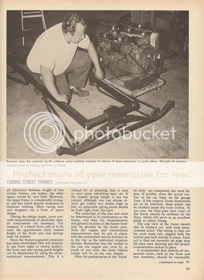 1966...basic Hot Rod frame tech | The H.A.M.B.